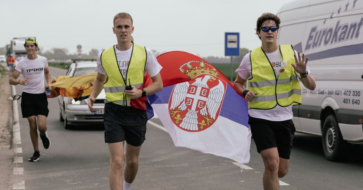 Studenti iz Srbije koji trče ka Briselu stigli u Strazbur