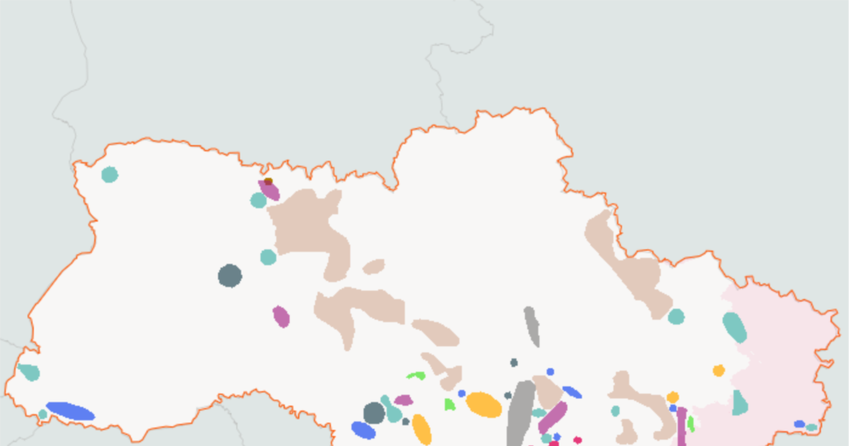 Map Of Ukraine's Rare Earth Mineral Deposits