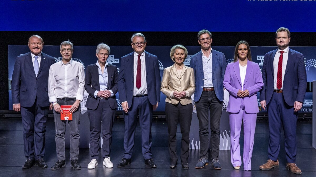 Candidații de top la europarlamentare dezbat viitorul Europei. Ursula ...