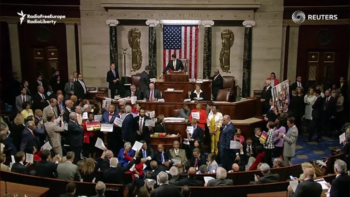 Unprecedented Scenes In Congress As Democrats Stage Sit-In